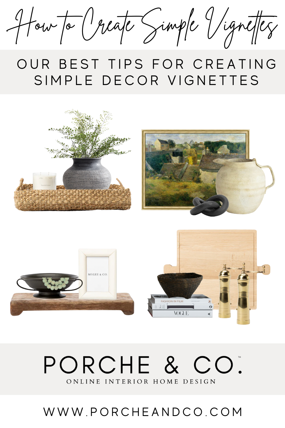How to Create Simple Vignettes — Porche & Co.