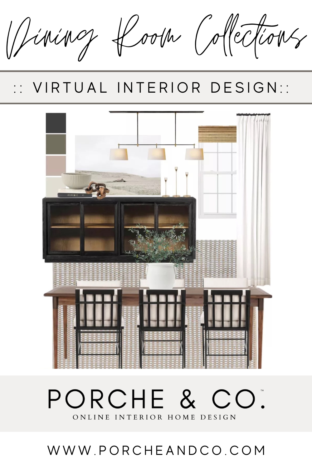 Curated Collections of the Week :: Modern Classic Dining Rooms — Porche ...