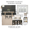 Designs of the Week :: Modern Classic Dining Room Designs — Porche & Co.
