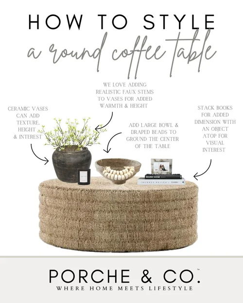 How to Style a Coffee Table — Porche & Co.