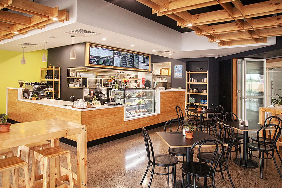 Raw Energy - Juice Bar and Cafe Fit Out Design