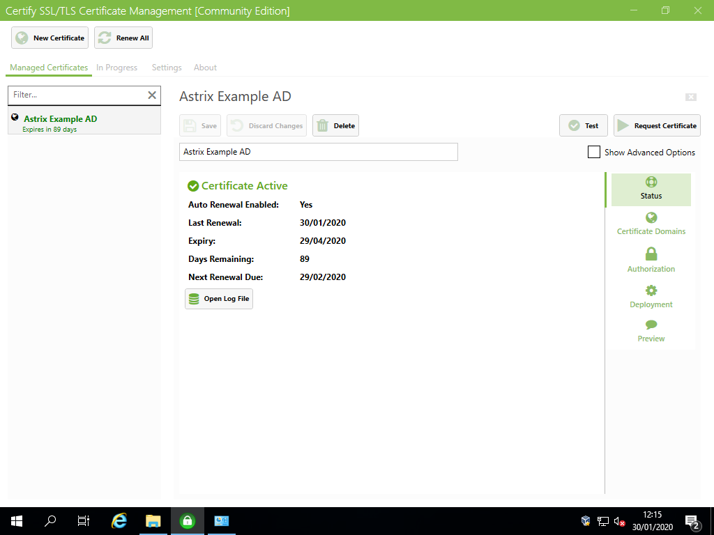 How to set up secure LDAP for Active Directory — Astrix