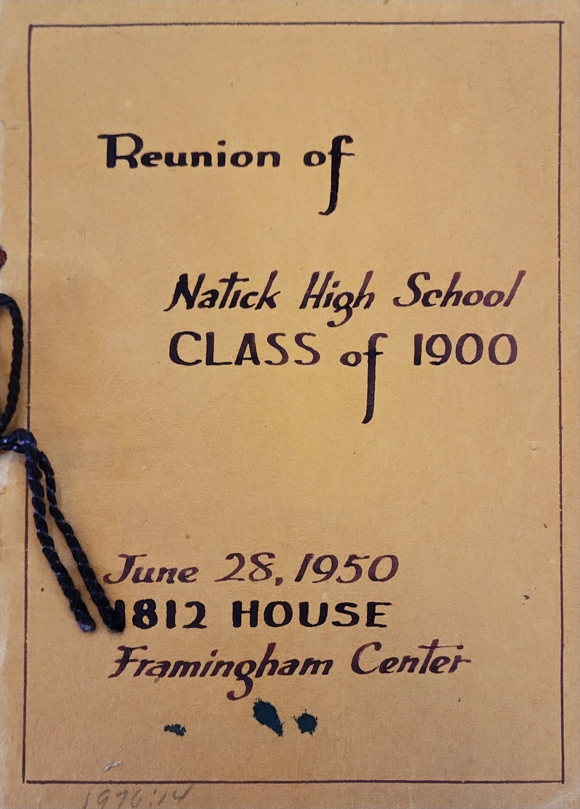 High School Exhibit — Natick Historical Society