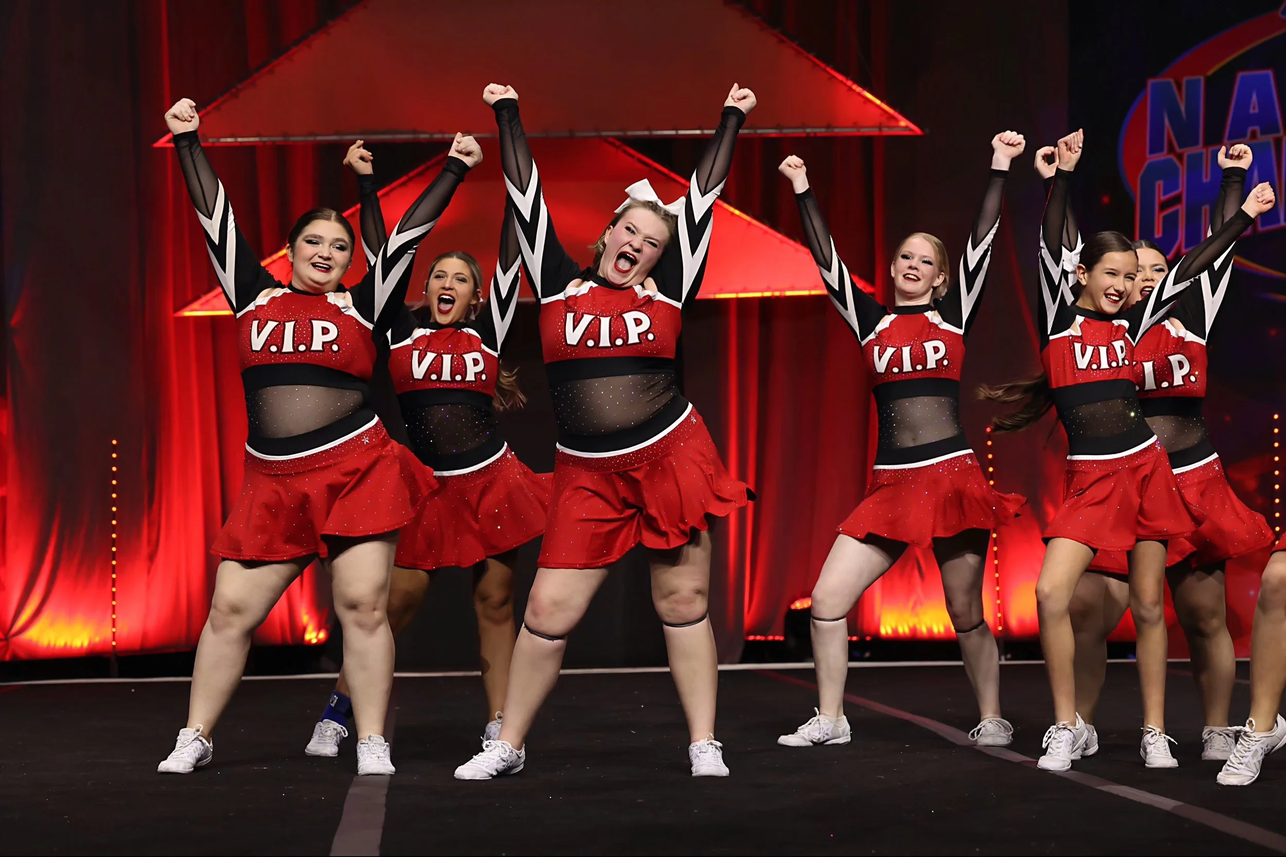 V.I.P. Cheer Team Placements — V.I.P. Gymnastics, Ninja, and Cheer