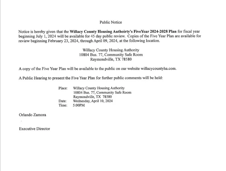 Willacy County Housing Authority