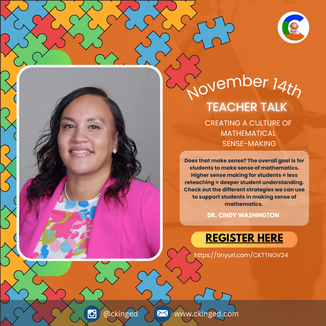TEACHER TALK 2024 - 2025 — CKingEd