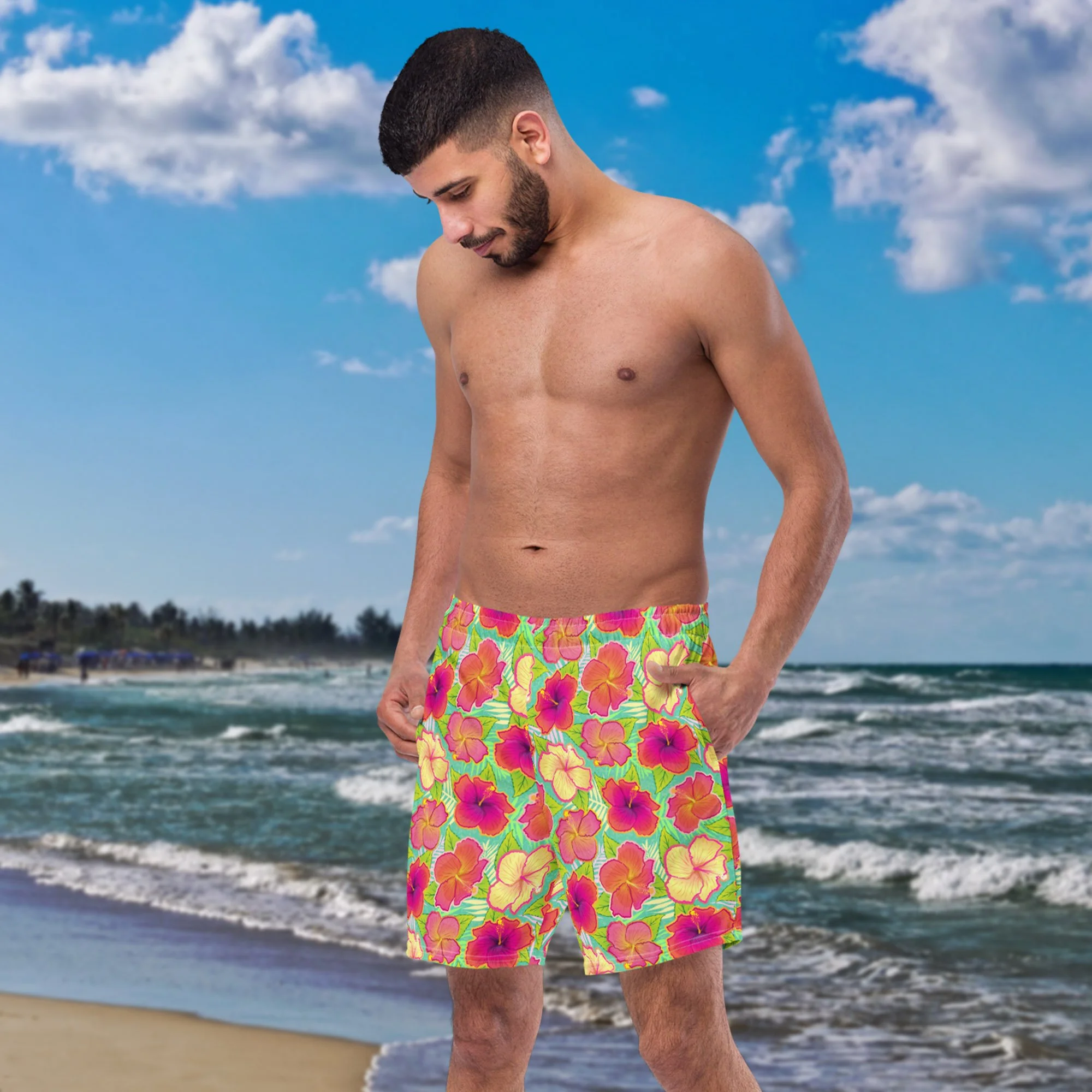 Underwater Camo - Florida In-Shore Men's Rash Guard — Squatch & Siren