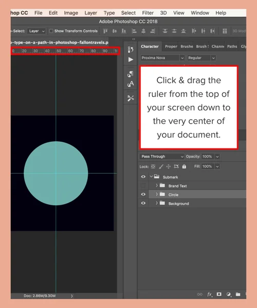 how to draw a circle in adobe photoshop cc