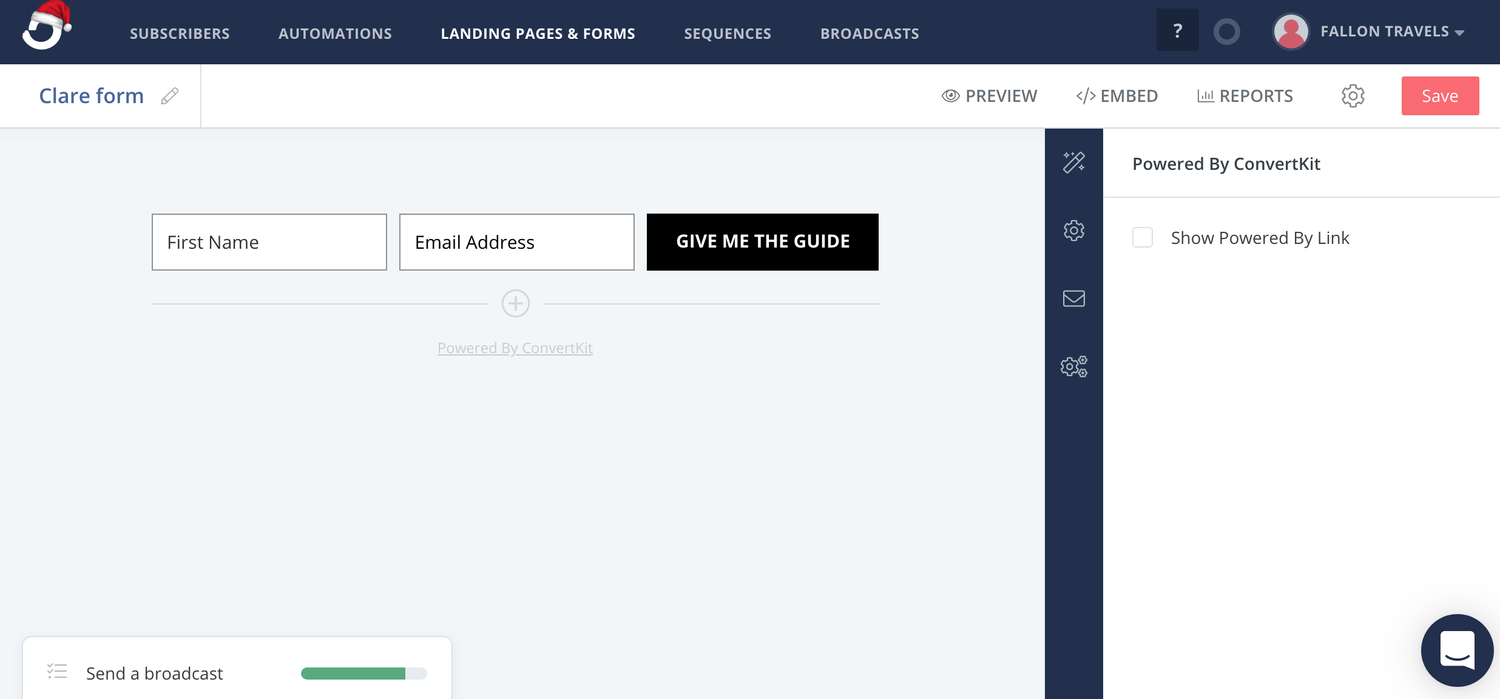 How to use ConvertKit to send a Lead Magnet (Opt In) to your Email List Subscribers — Fallon Travels