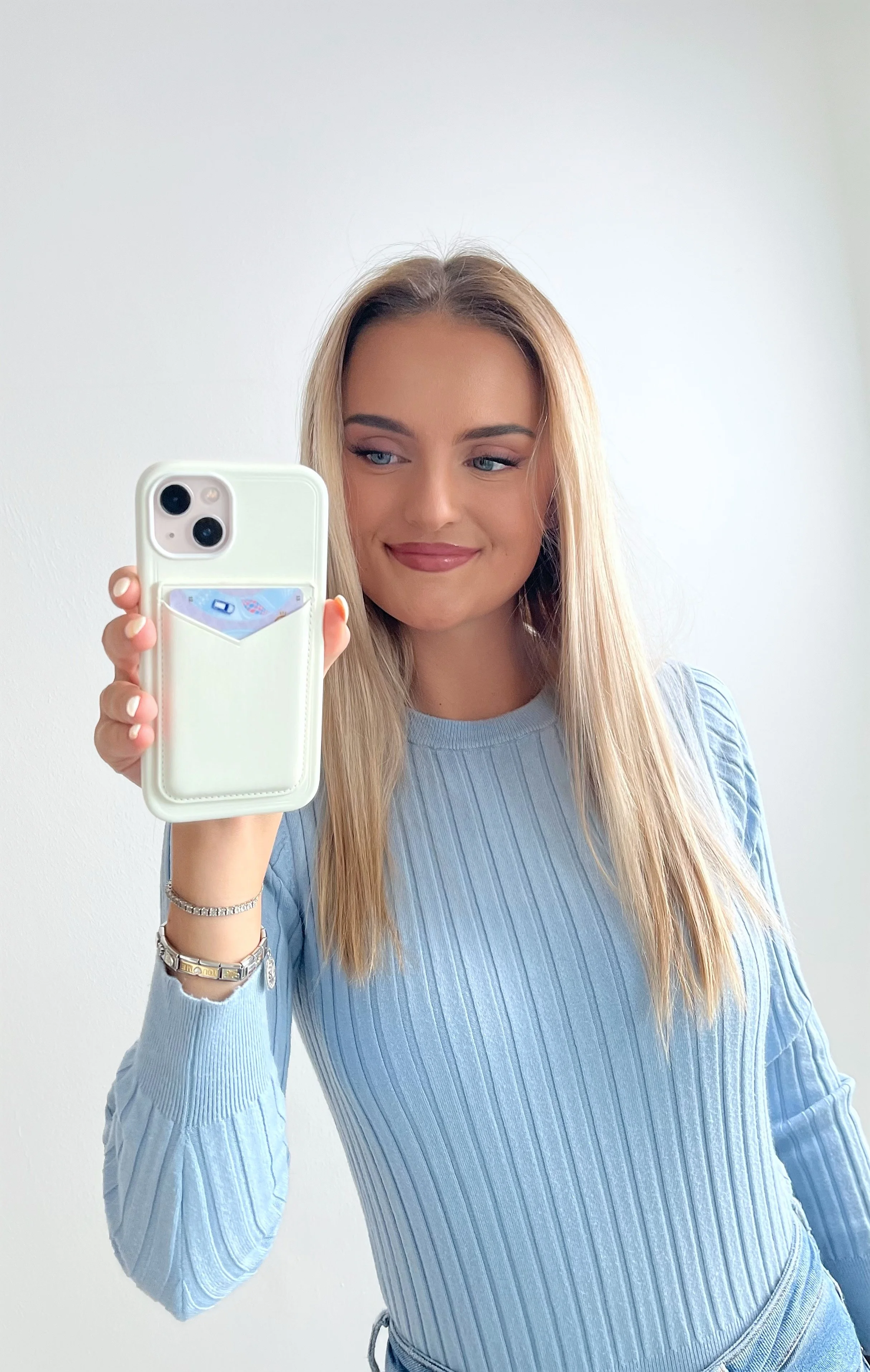 iPhone 12 Series Designer Case with MagSafe - Light Blue — Valerie ...