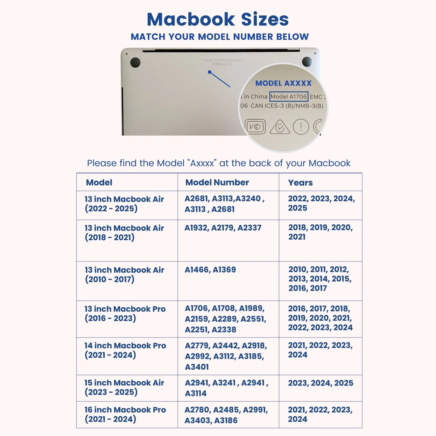 Macbook Sizing Chart — Valerie Constance - Personalized Leather Tech ...