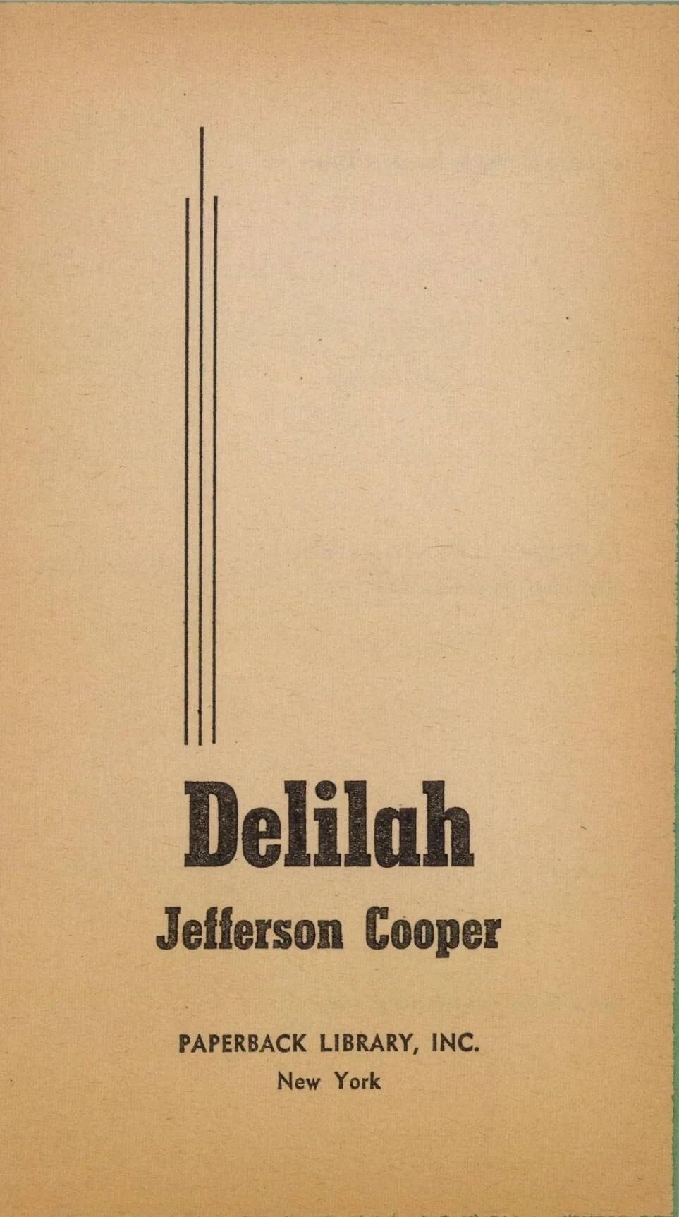 Delilah Jefferson Cooper Gardner F Fox — The Gardner Francis Fox Library