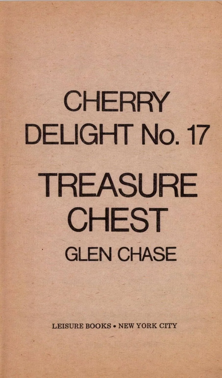 Cherry Delight 17 Treasure Chest — The Gardner Francis Fox Library