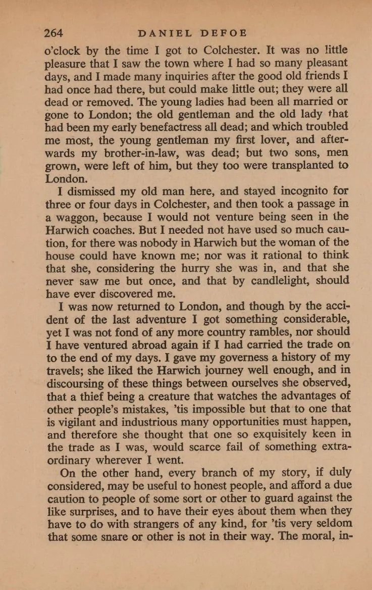 Moll Flanders by Daniel Defoe - PART 2 — The Gardner Francis Fox Library