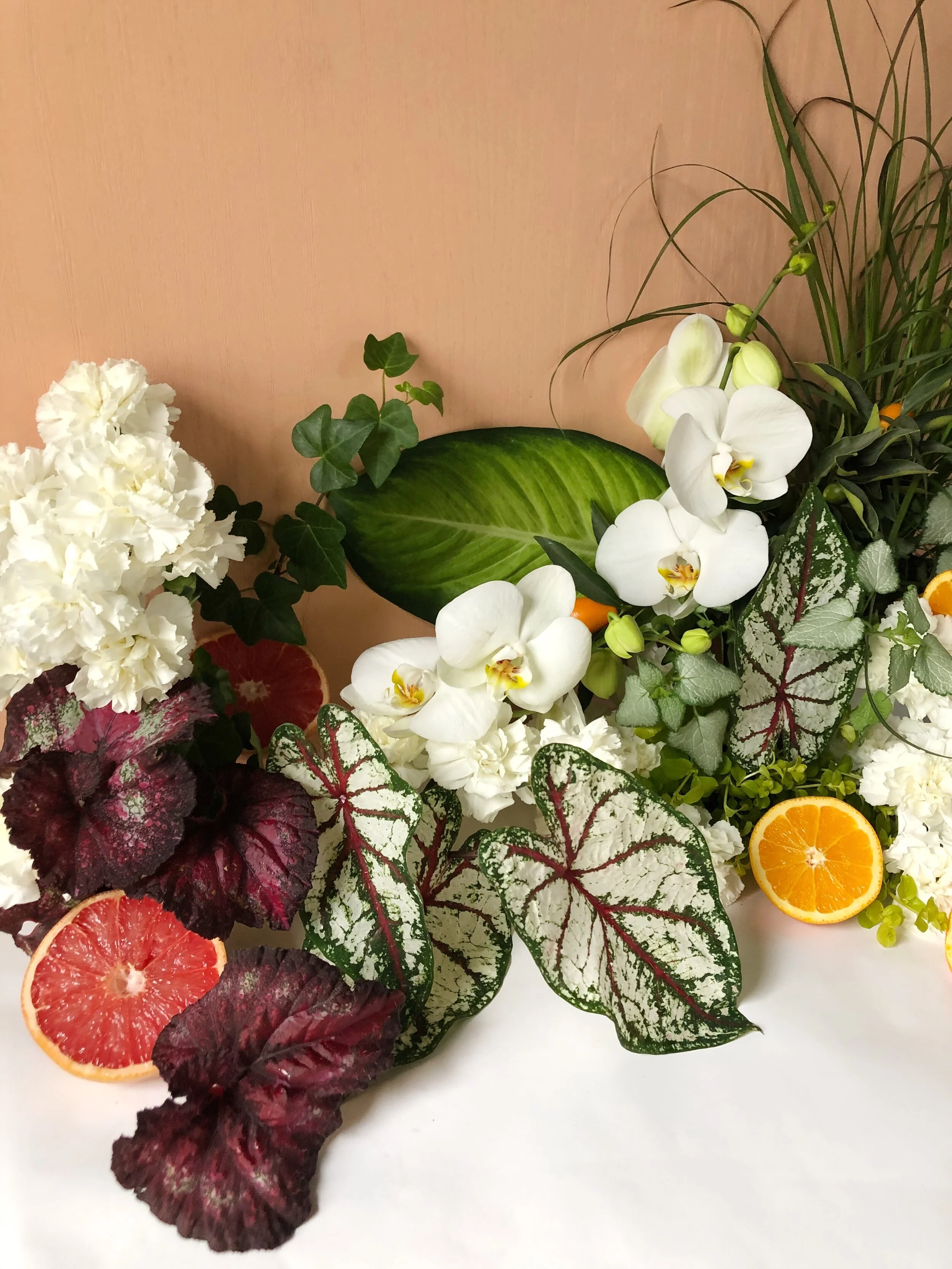 Apricot Floral Design