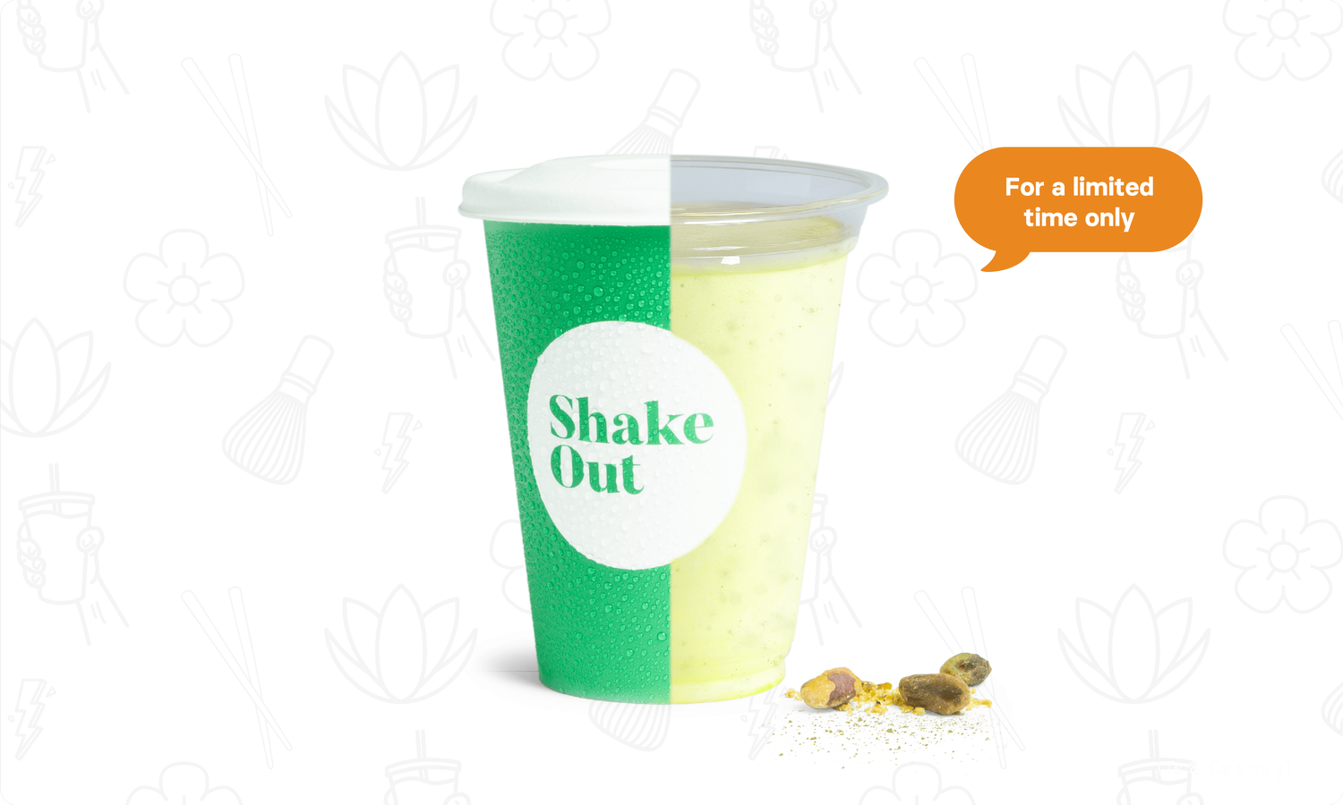 Shake Out | Matcha pistachio shake🥤💚