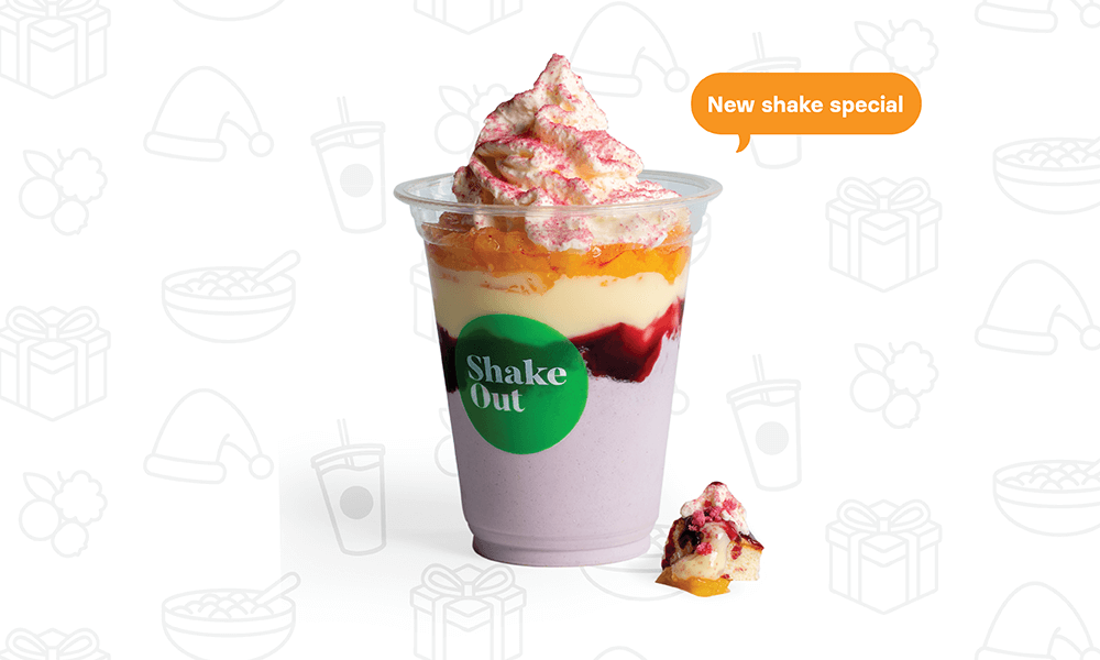 Shake Out | 'Tis the season for delightful trifle (shake)! 🎄🥤