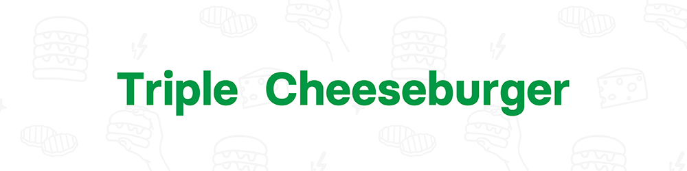 Shake Out | Triple cheeseburger ⁓ our most indulgent burger yet🤤