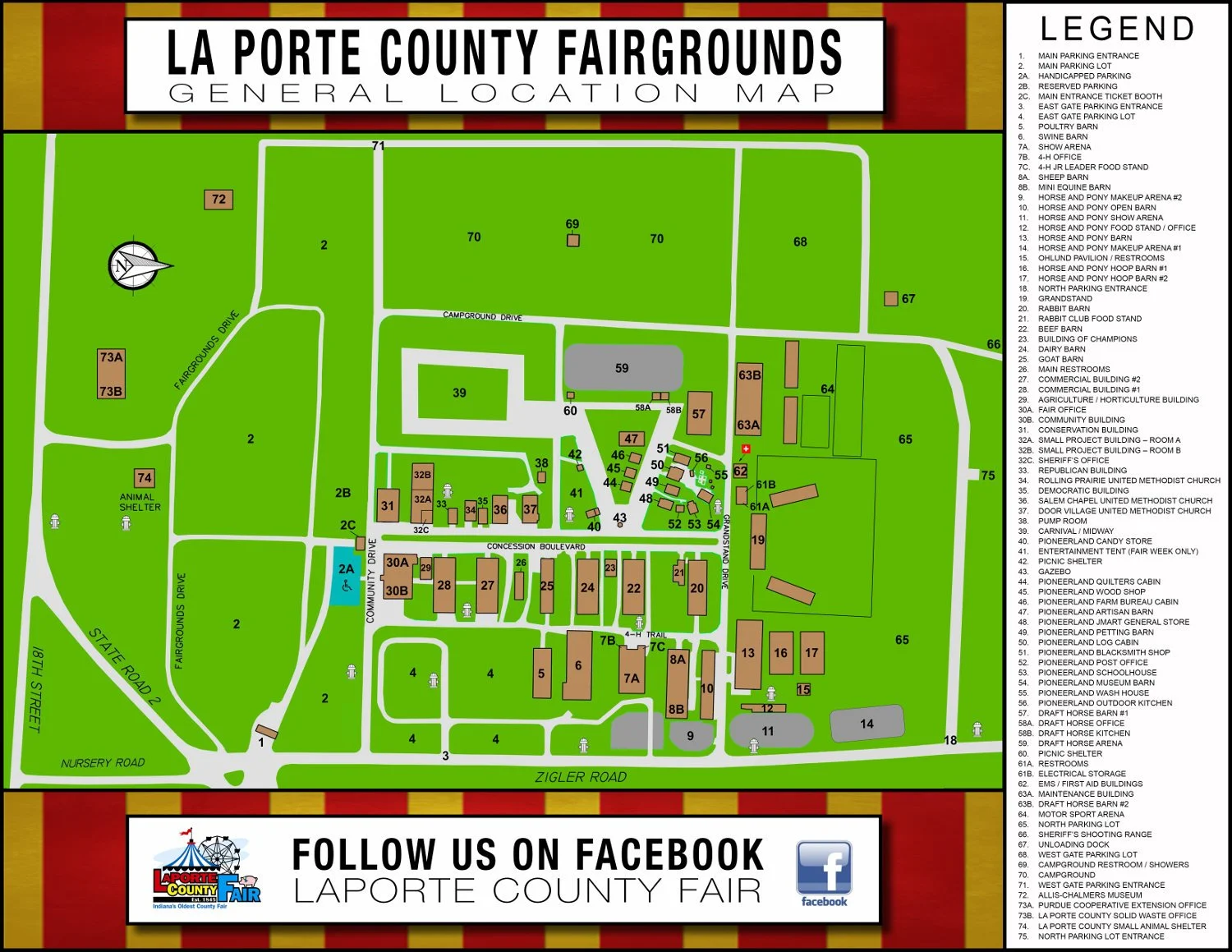 Maps — La Porte County Fair