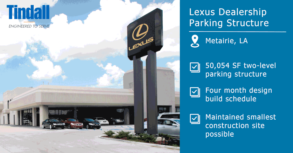 Lexus Dealership Parking Structure — PCI GULF SOUTH