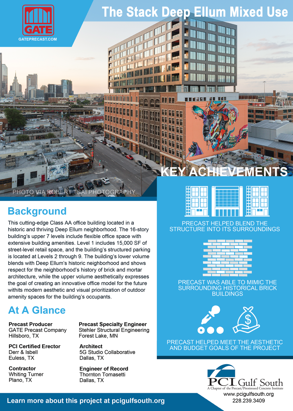 The Stack Deep Ellum Mixed Use — PCI GULF SOUTH