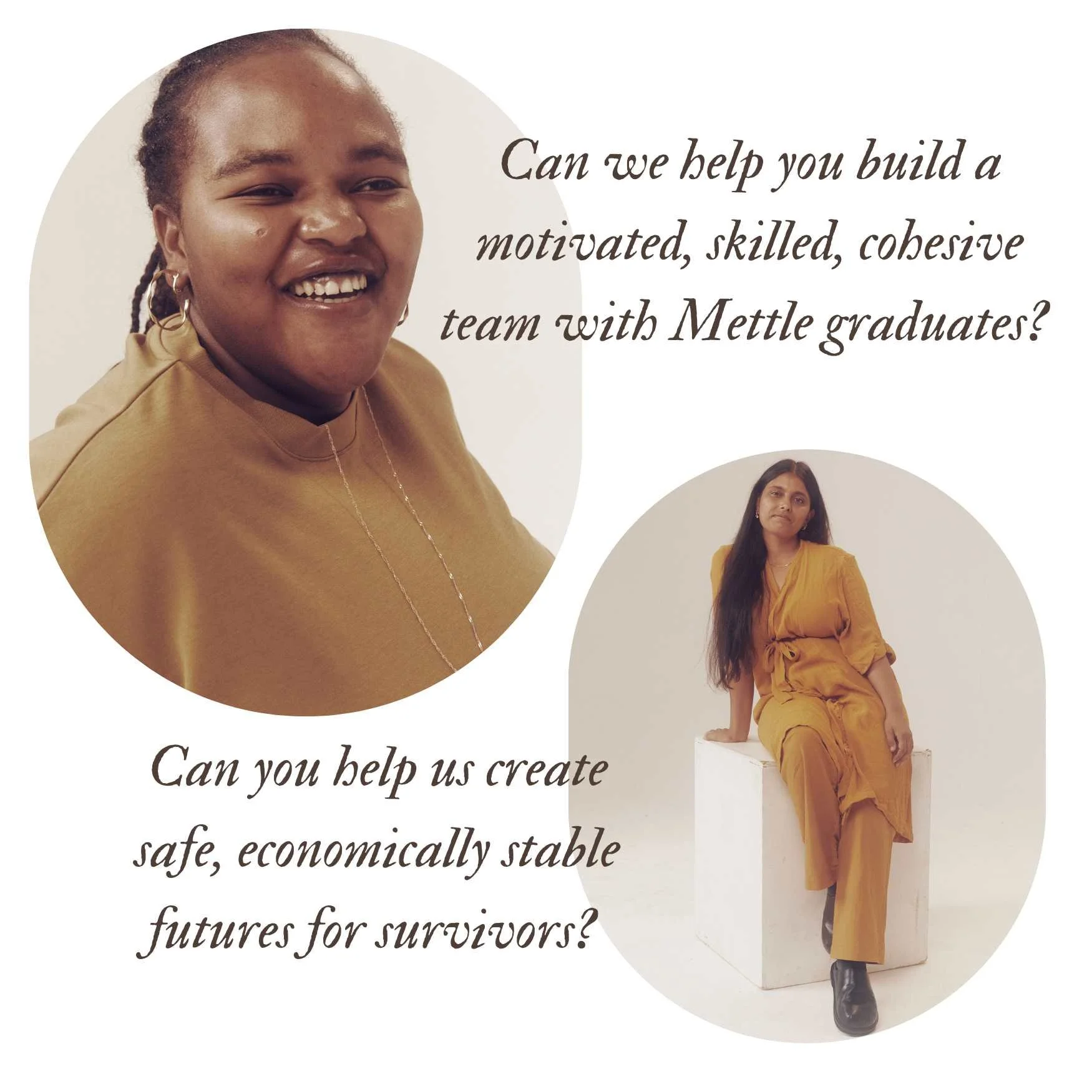 Partner with Mettle Women Inc. in employing graduates and placing ...