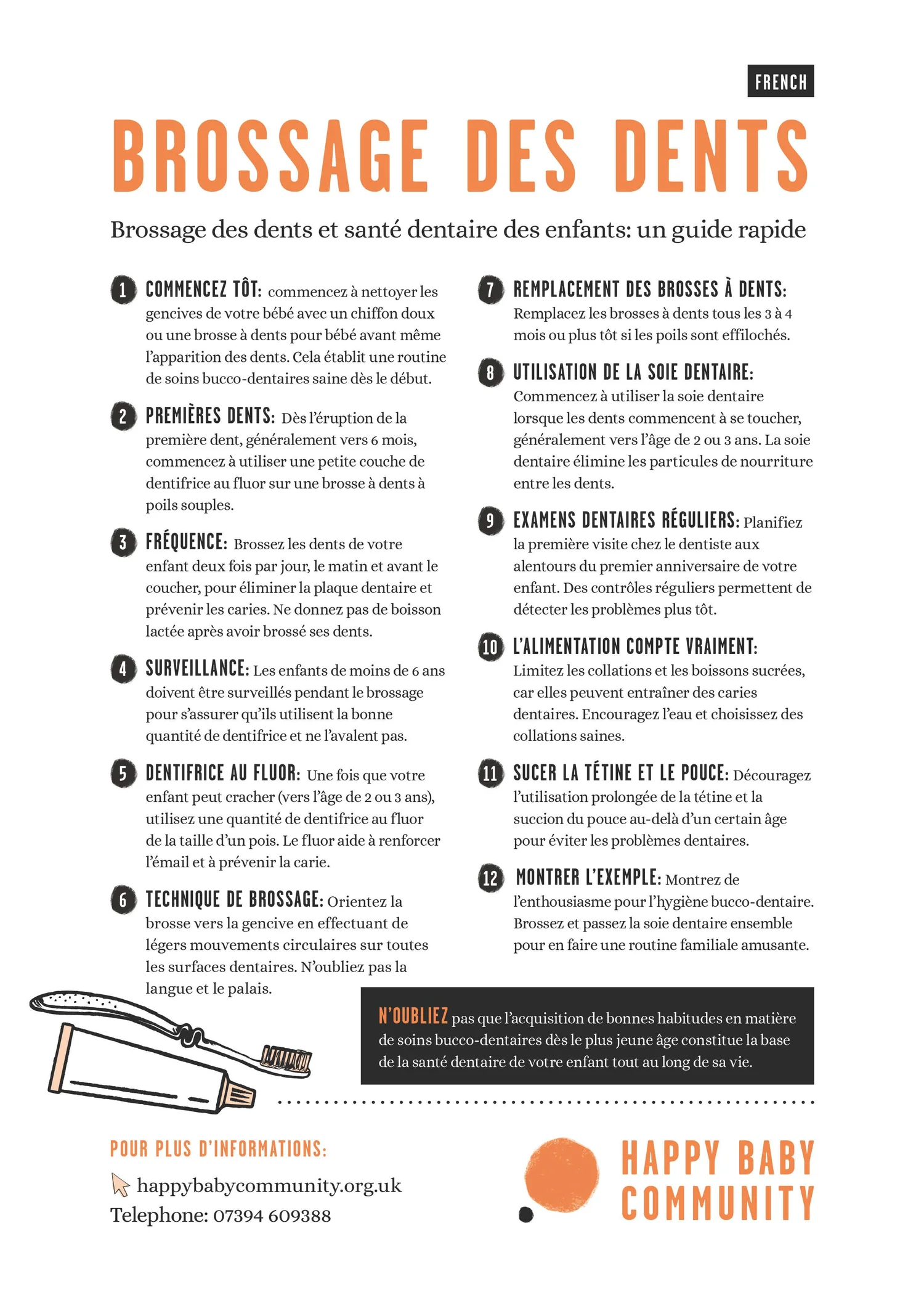 Teeth Brushing (French) — Happy Baby Community