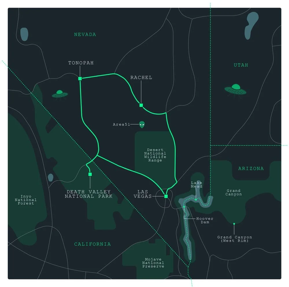 Extraterrestrial Highway Road Trip: Las Vegas to Death Valley