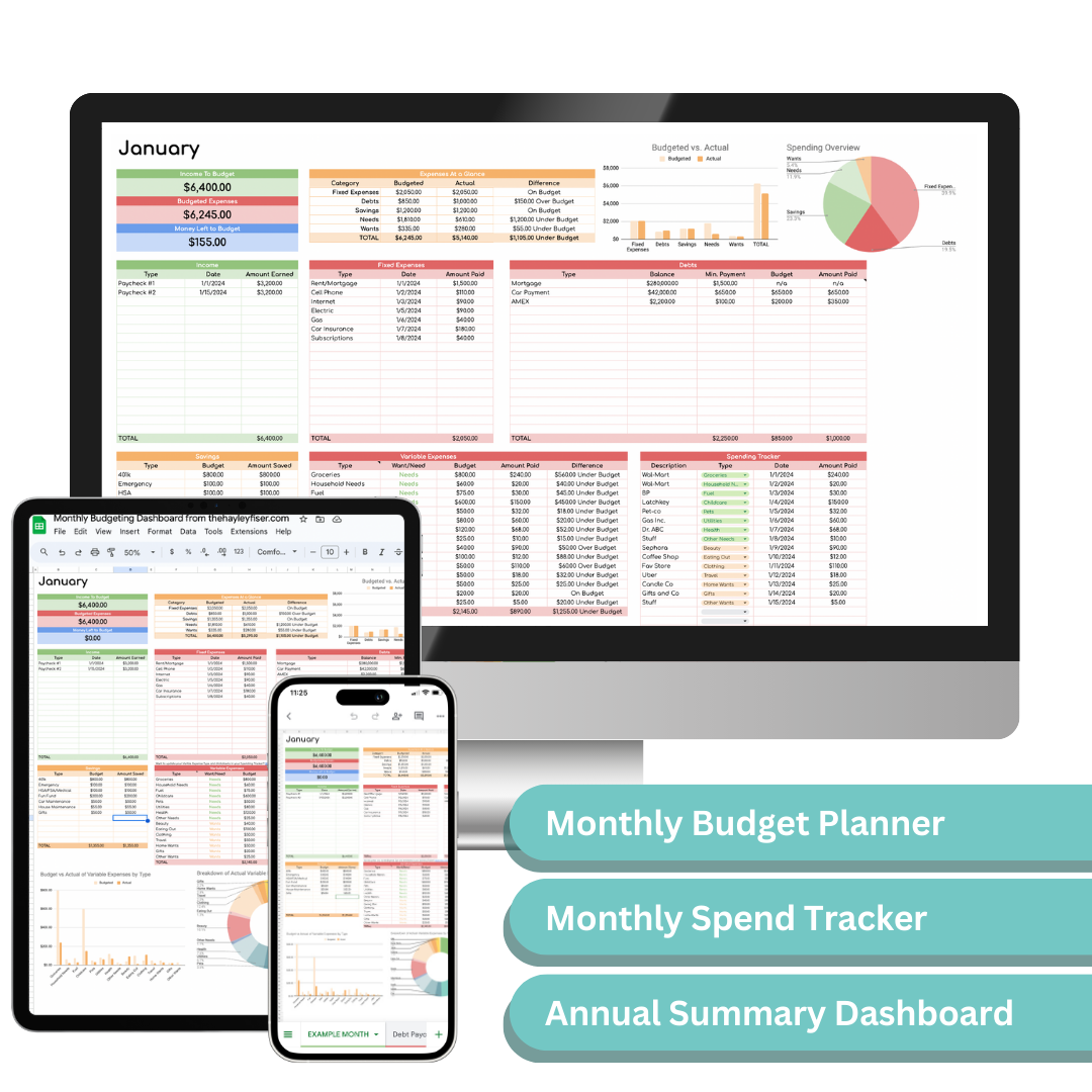 Ultimate Digital Budget Planner — Hayley Fiser