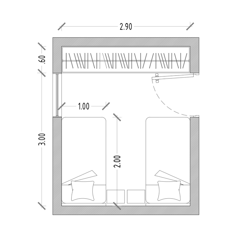¡La habitación perfecta! Cómo distribuir un dormitorio. — Um Design Studio