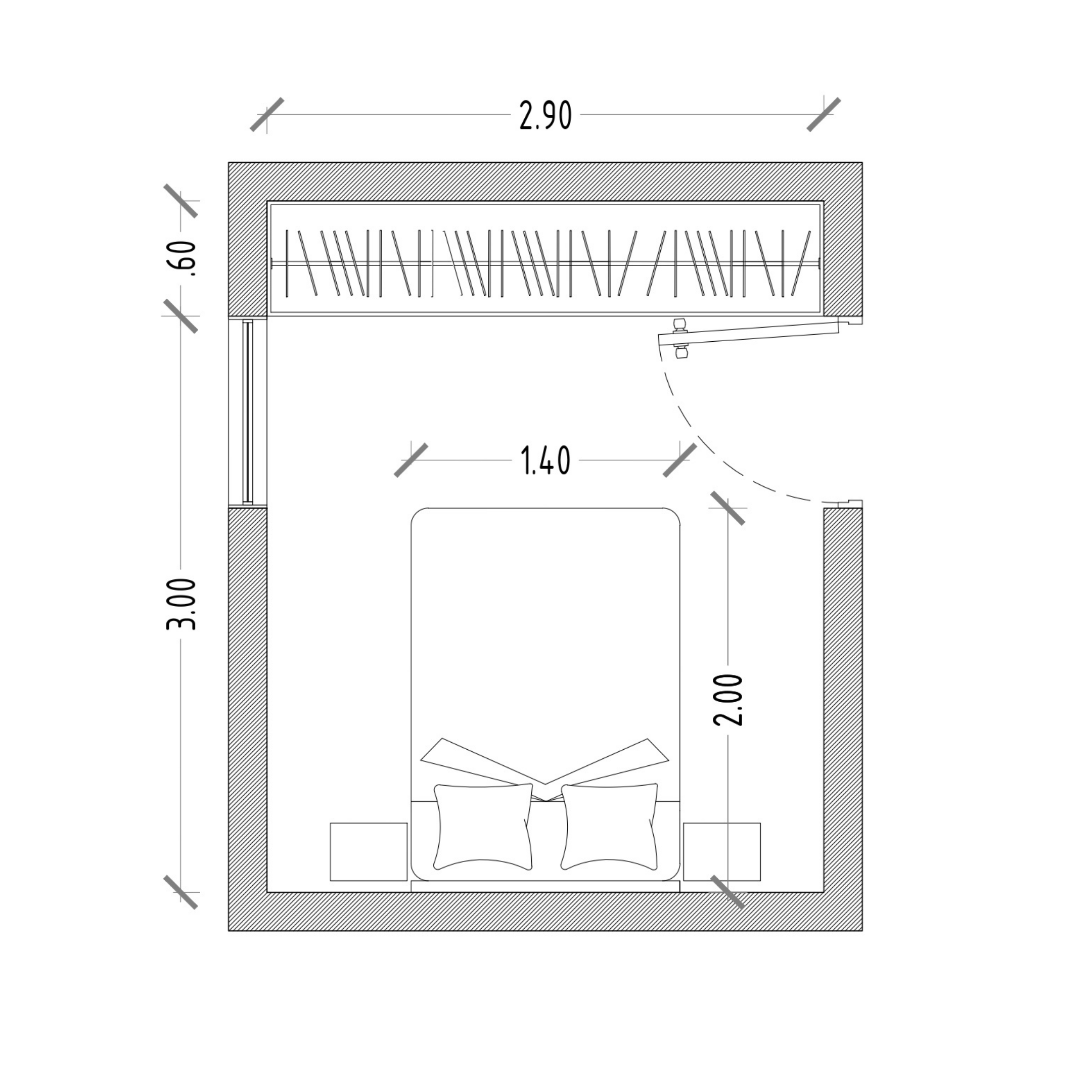 ¡La habitación perfecta! Cómo distribuir un dormitorio. — Um Design Studio