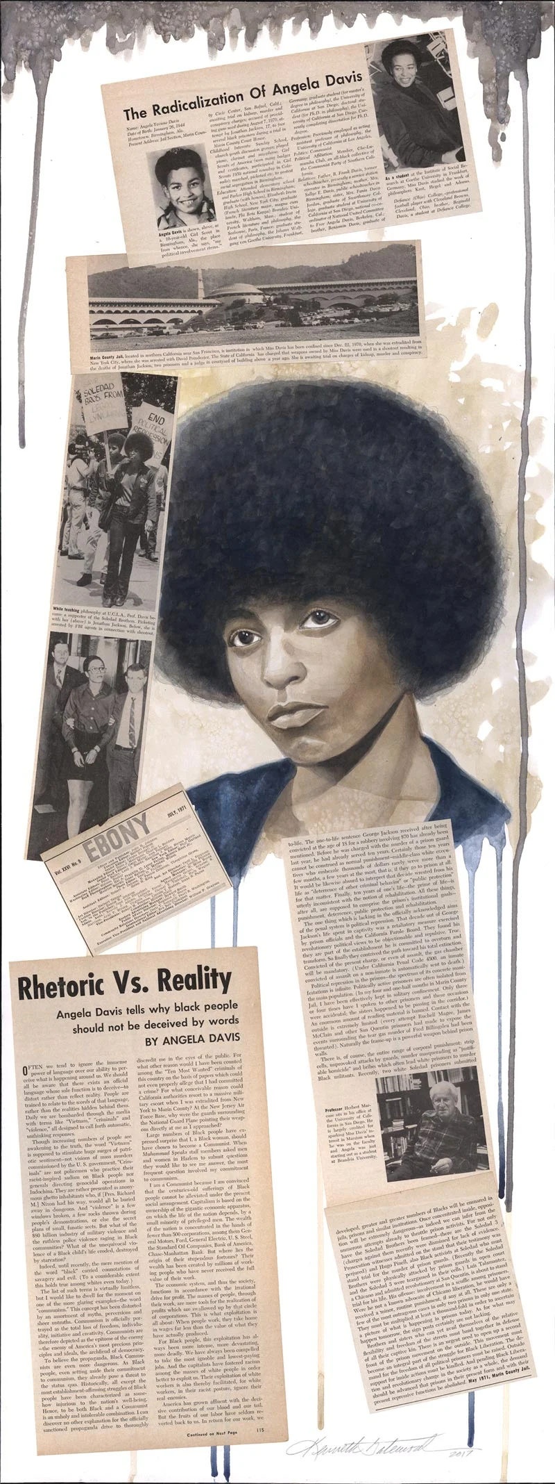 Angela Davis — Kenneth Gatewood Art