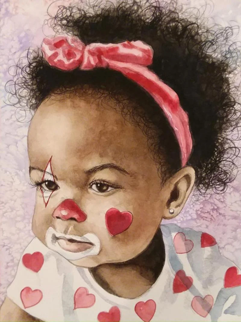 Cheeks the Clown — Kenneth Gatewood Art