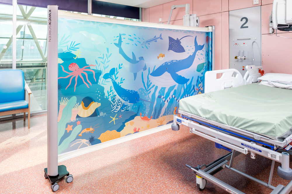 Hospital Screens for Paediatrics Departments — KwickScreen