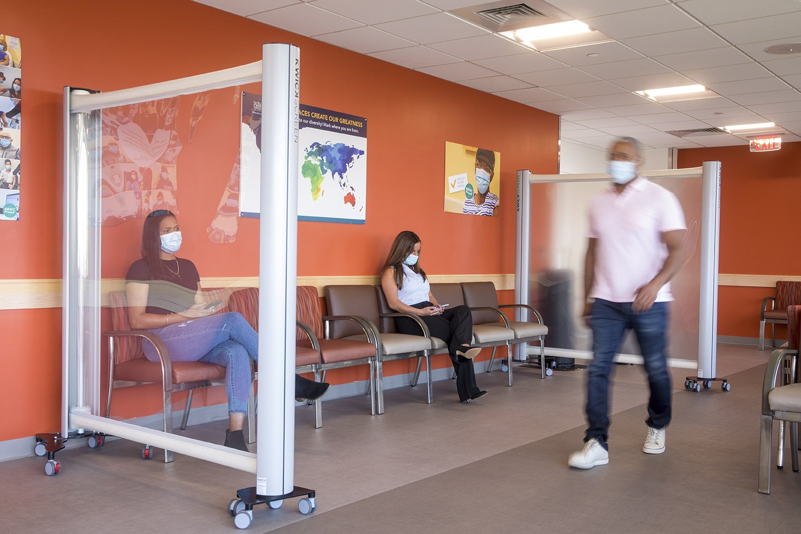 Patient Privacy Screens for the USA | Infection Control. — KwickScreen