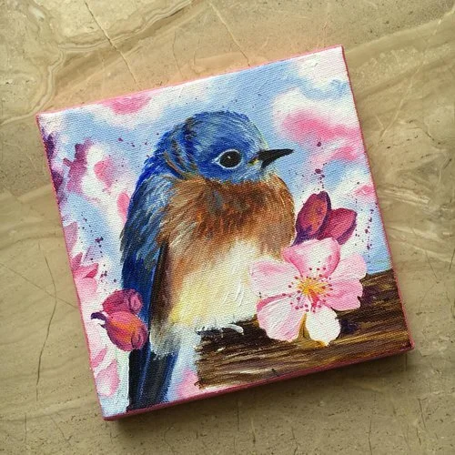 Easy Bird Paintings