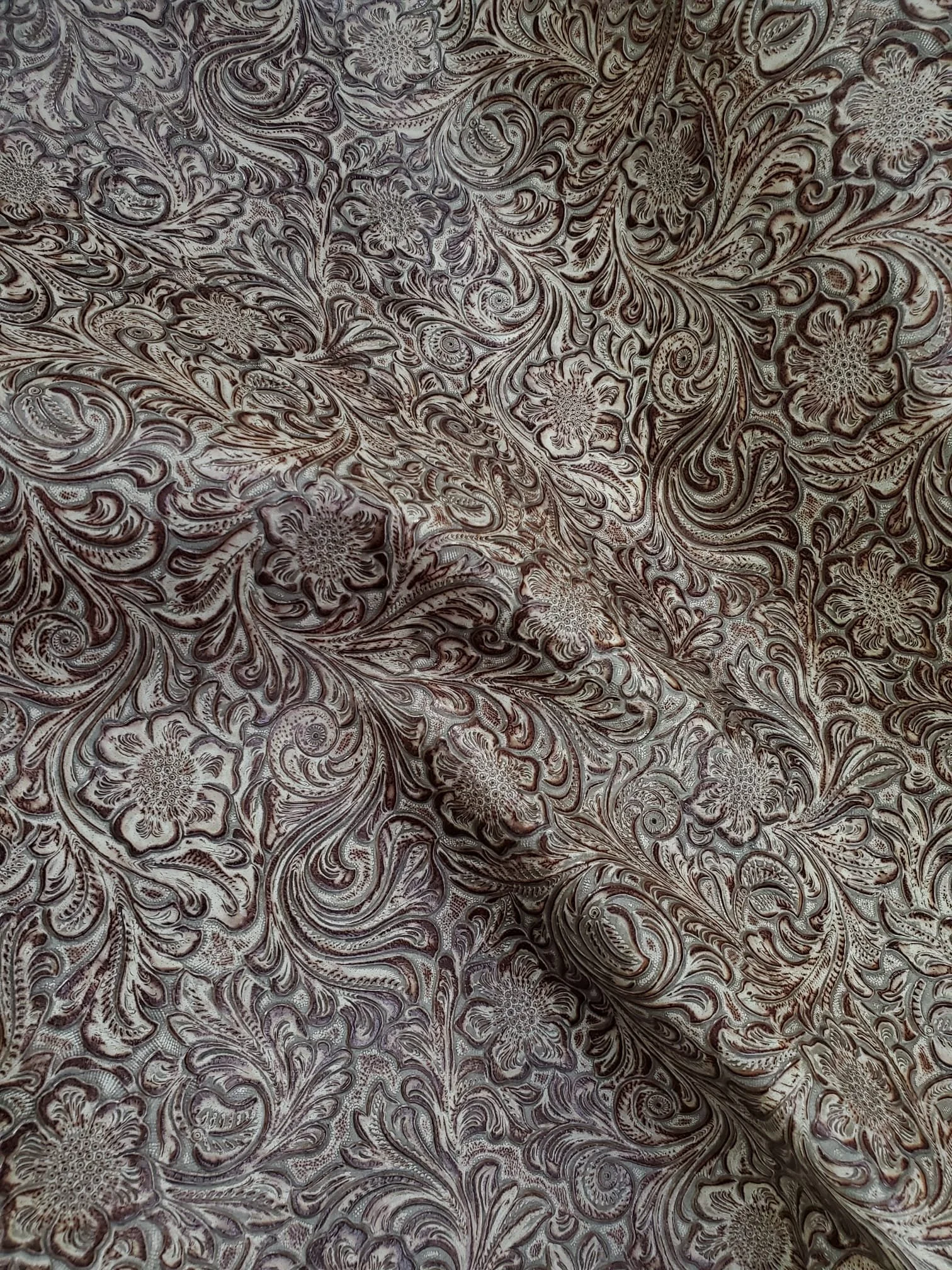 Floral Embossed Leather — Texas Leather Goods