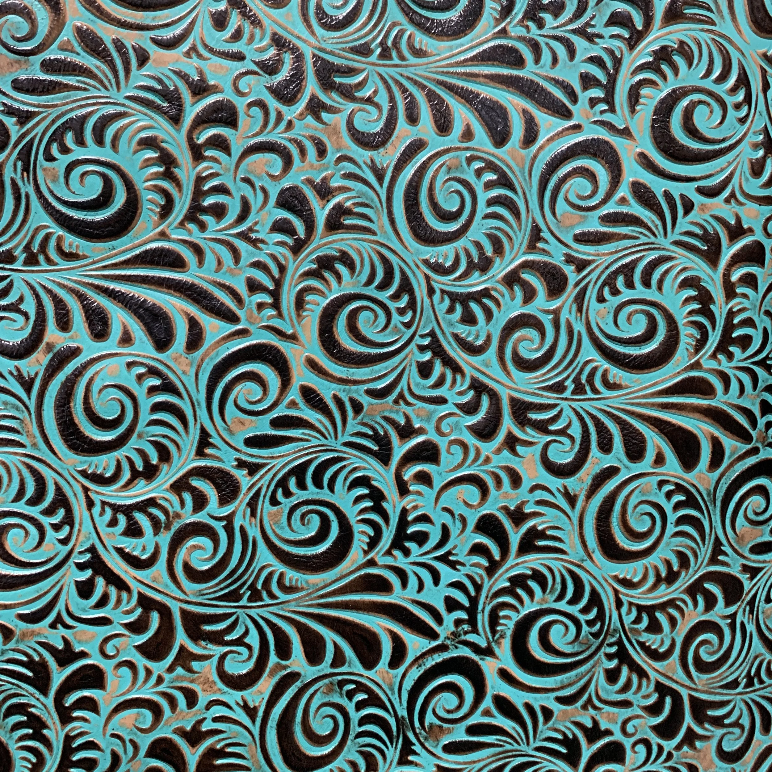 Floral Embossed Leather — Texas Leather Goods