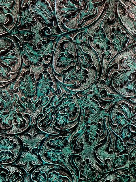 Floral Embossed Leather — Texas Leather Goods