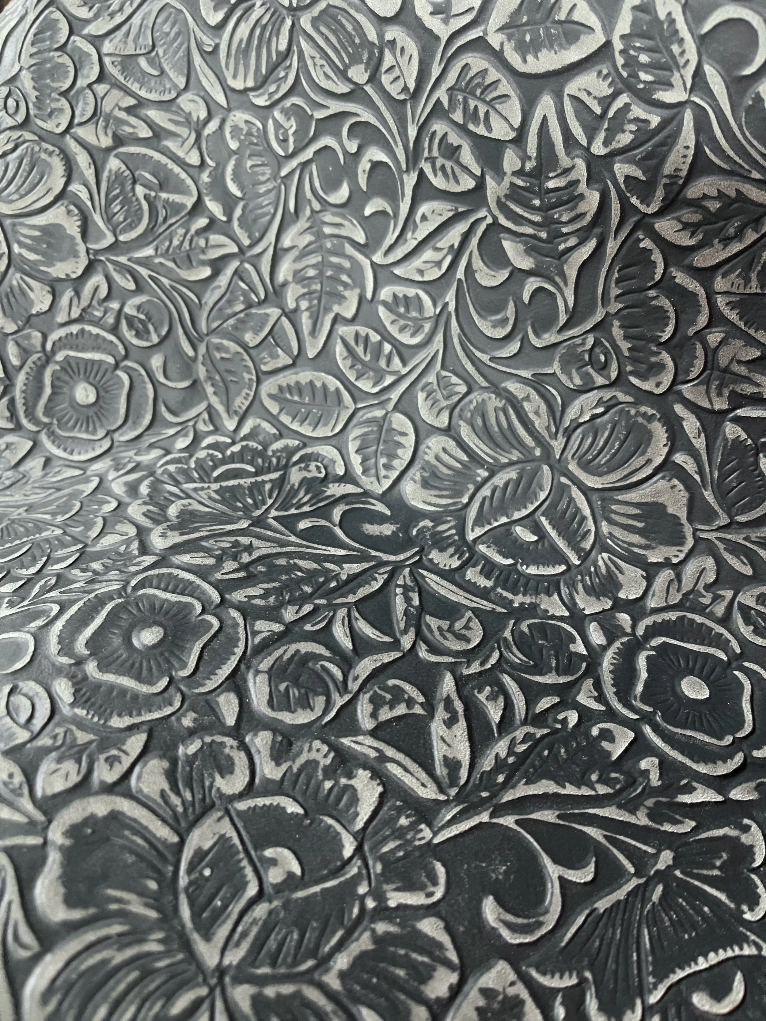 Floral Embossed Leather — Texas Leather Goods