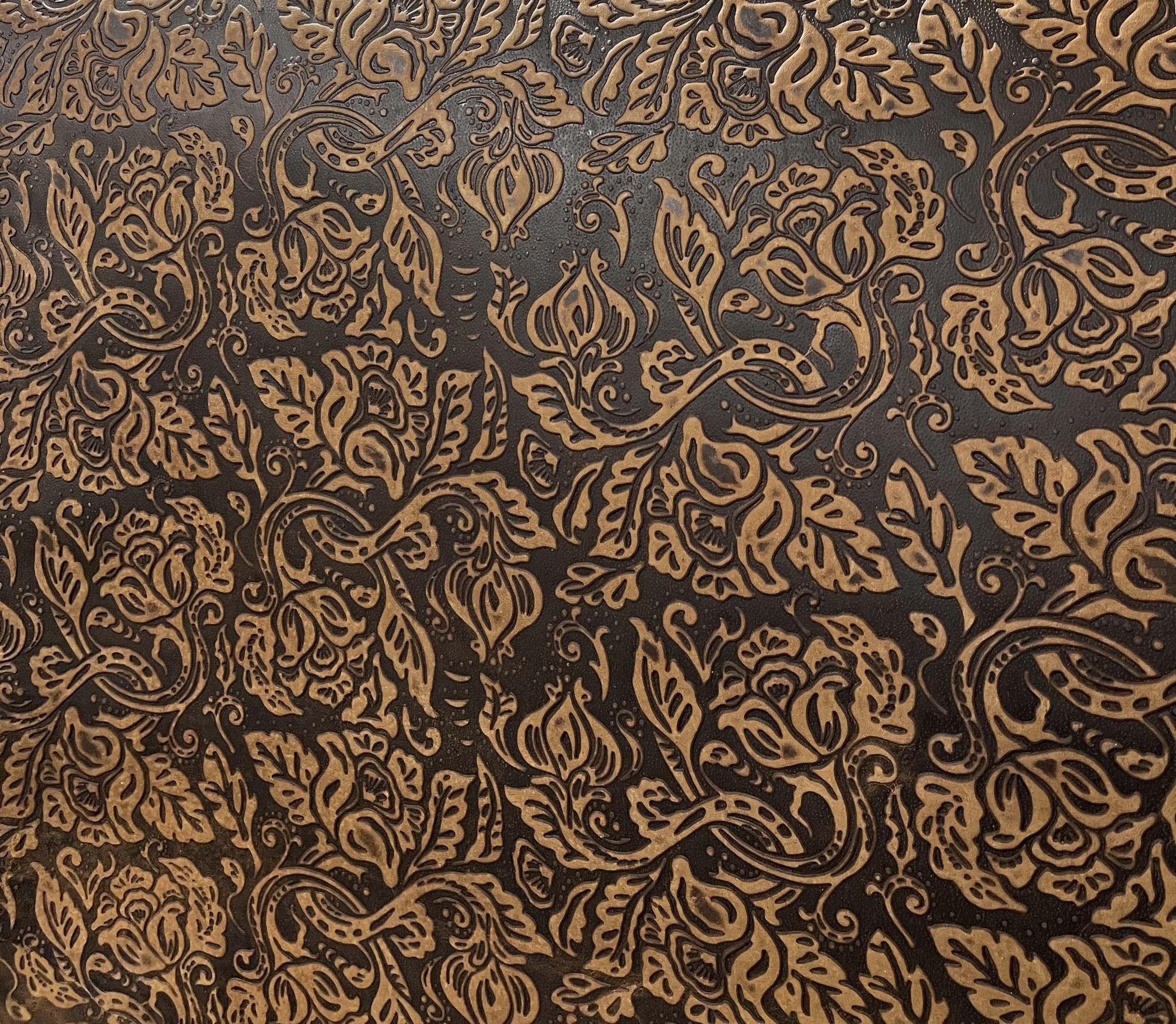 Floral Embossed Leather — Texas Leather Goods