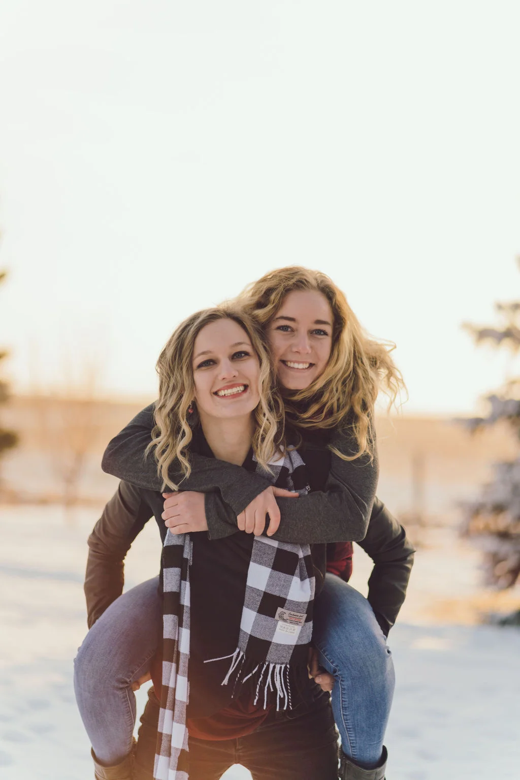 Winter Best Friend Photography Ideas