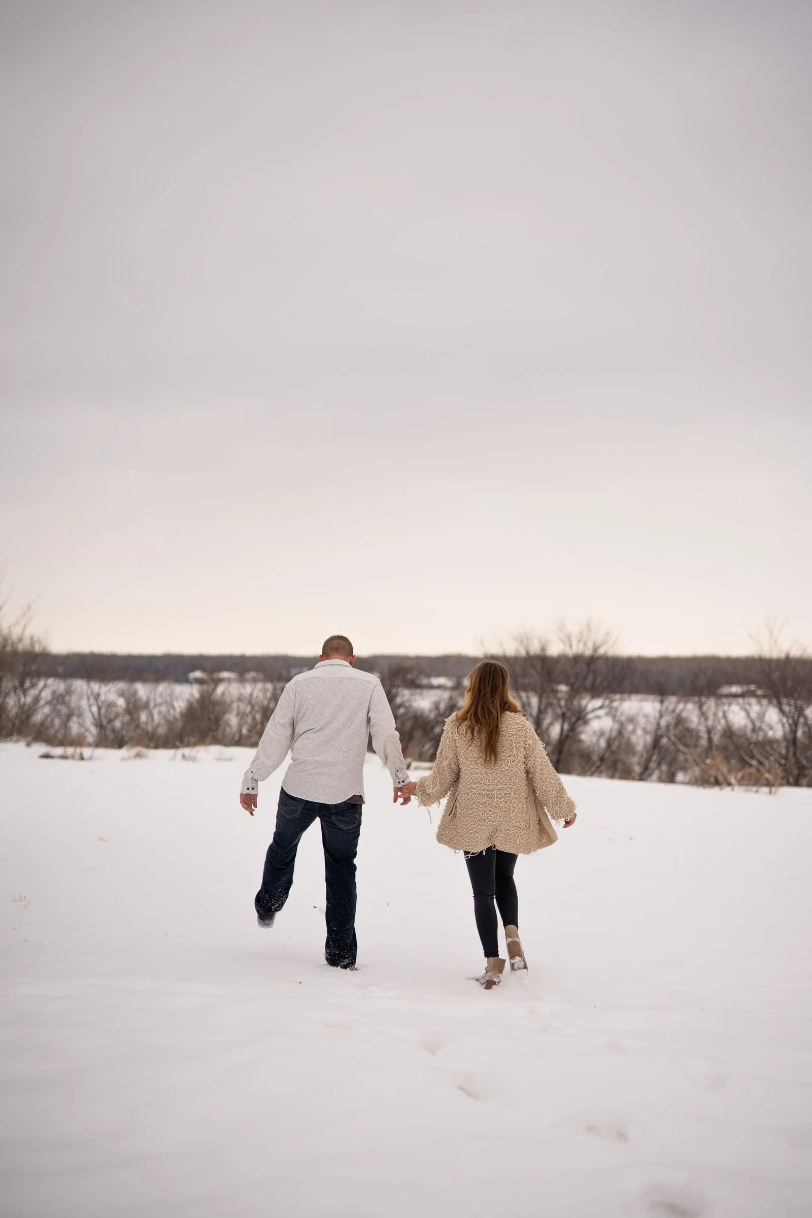 Tiffaney & Josh's Bismarck, ND Engagement Session — Brittanyography