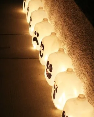 DIY Halloween Decor From Recycled Materials | Petit Architect