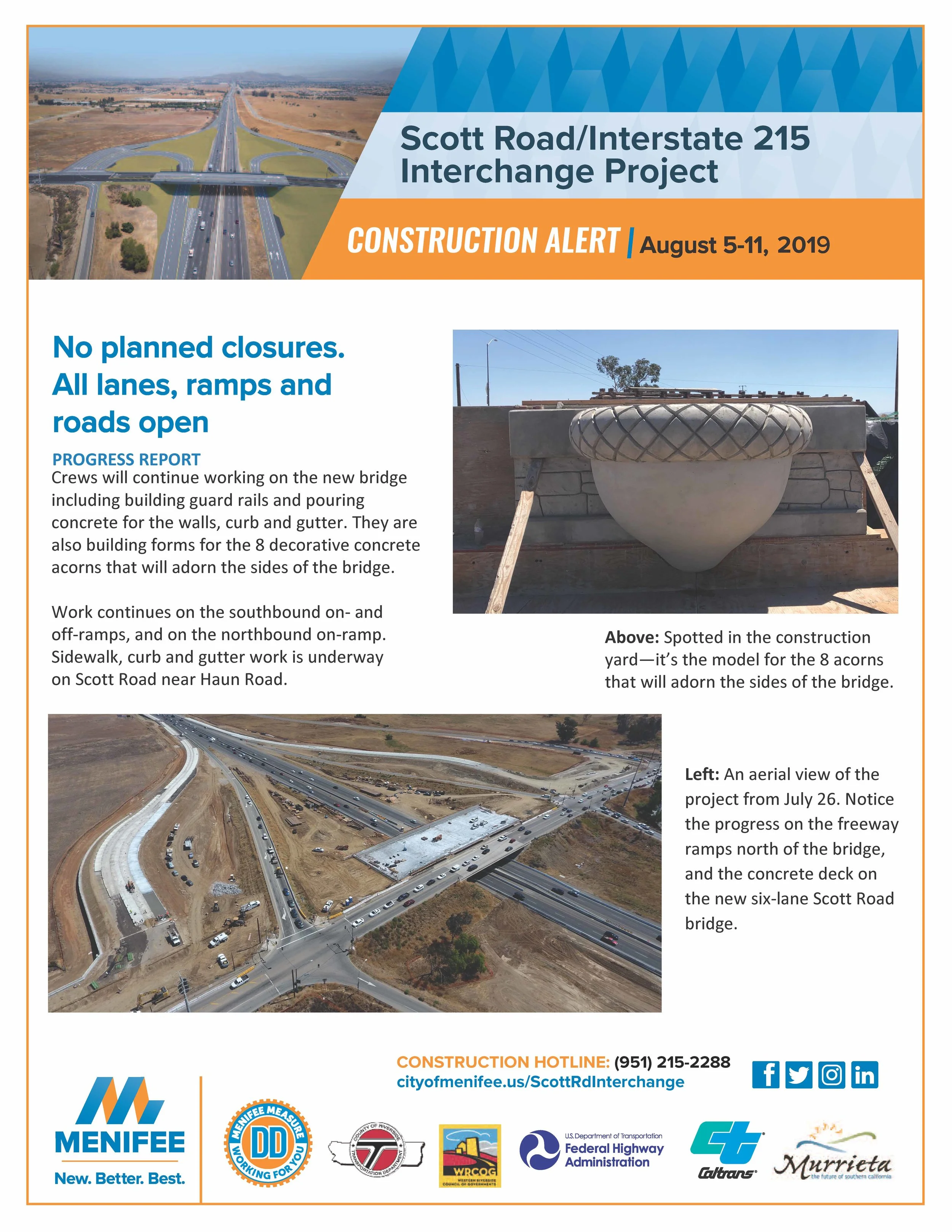 Scott Road Interchange Project Update - August 6 — Riverside County ...