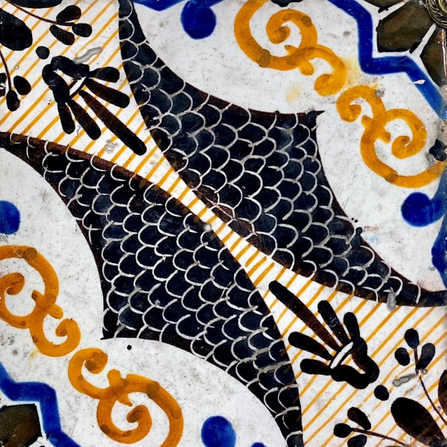 Three Late 18th Century Framed Italian Tiles, Italy, circa 1800 — Wolf ...