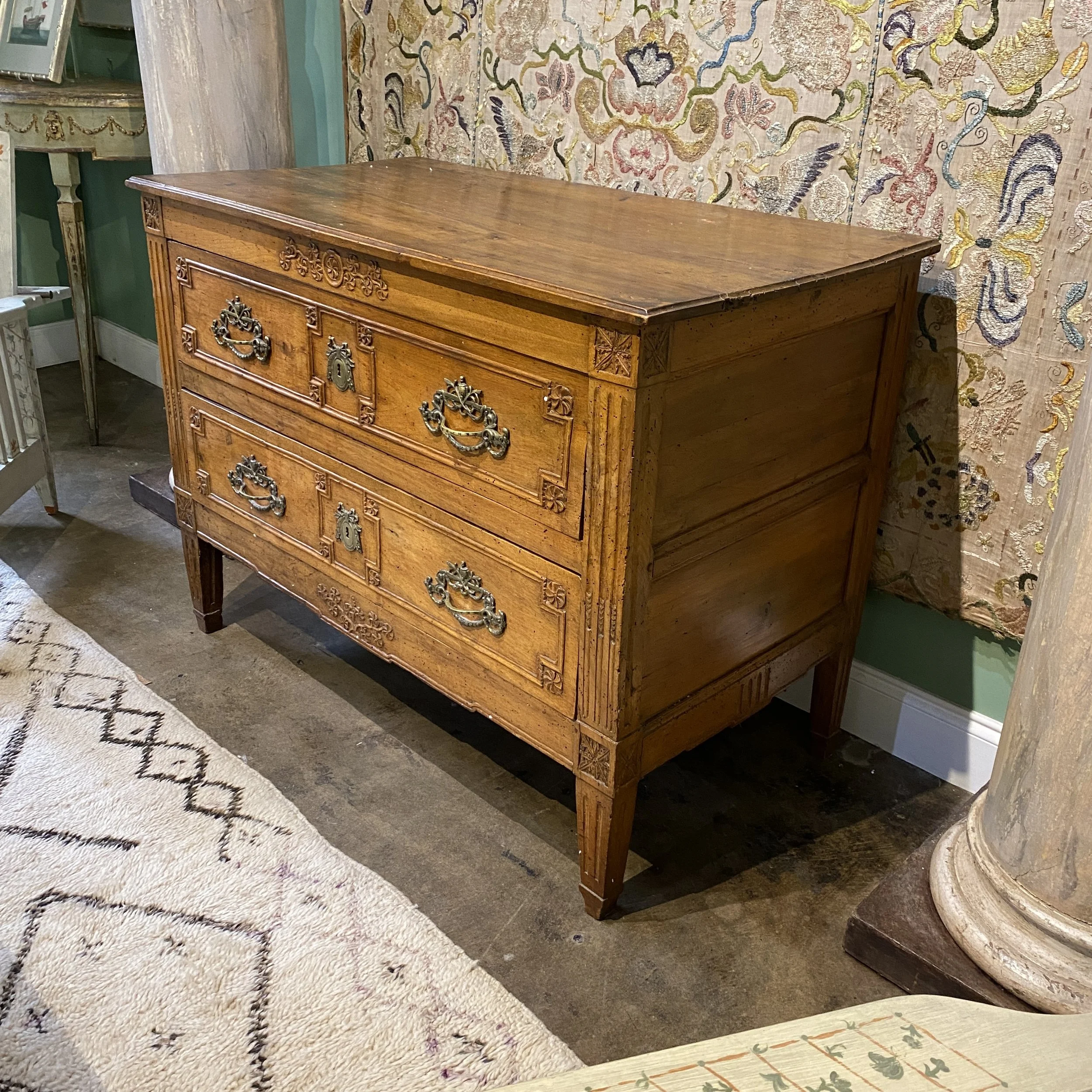 Louis XVI Period Walnut Commode, France, Late 18th Century, circa 1780 ...