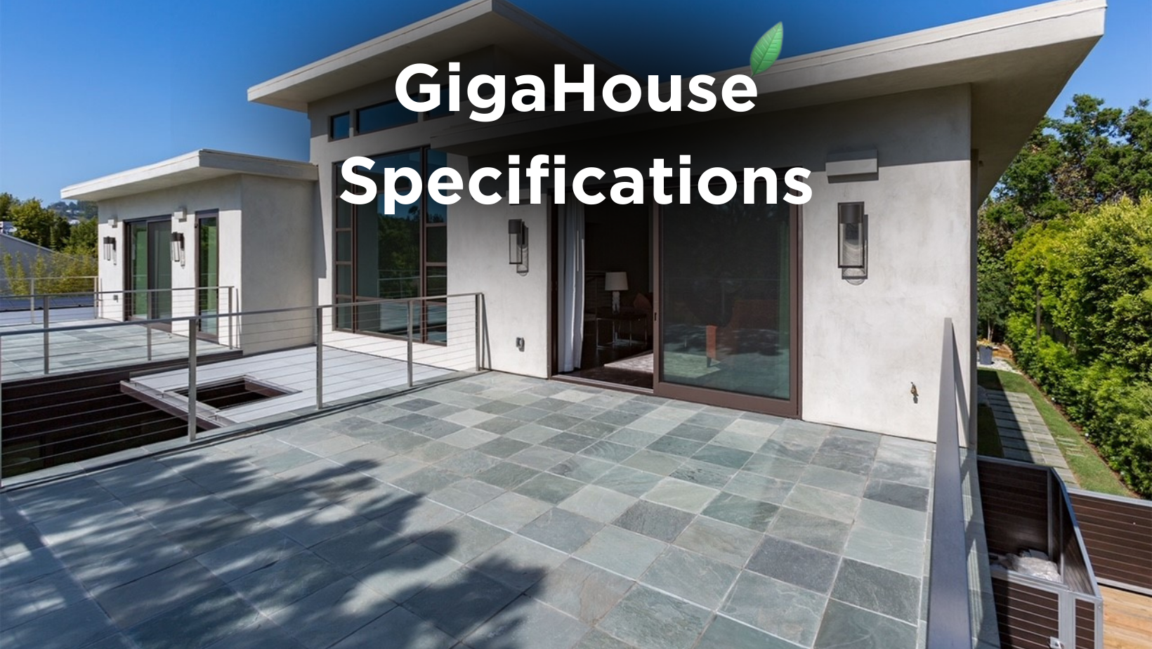 GigaHouse Specifications — GigaCrete