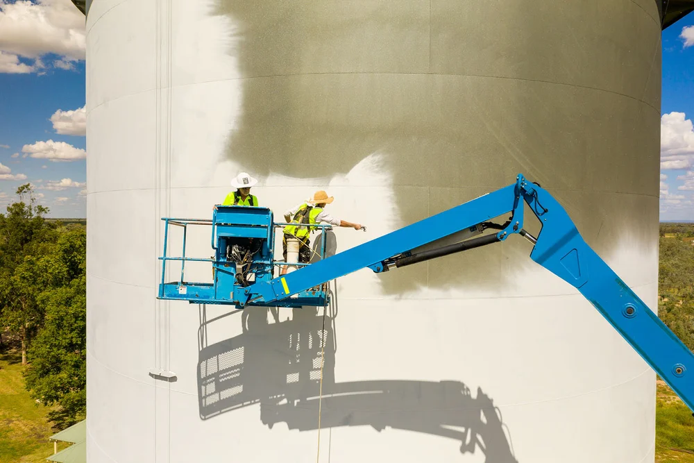 The Bourke Water Tower Mural - Silo Art Trail — Lukas Kasper ...