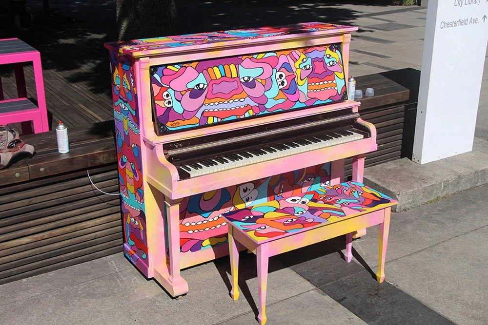 North Vancouver Piano Mural — Lukas Kasper - Melbourne Mural Artist ...